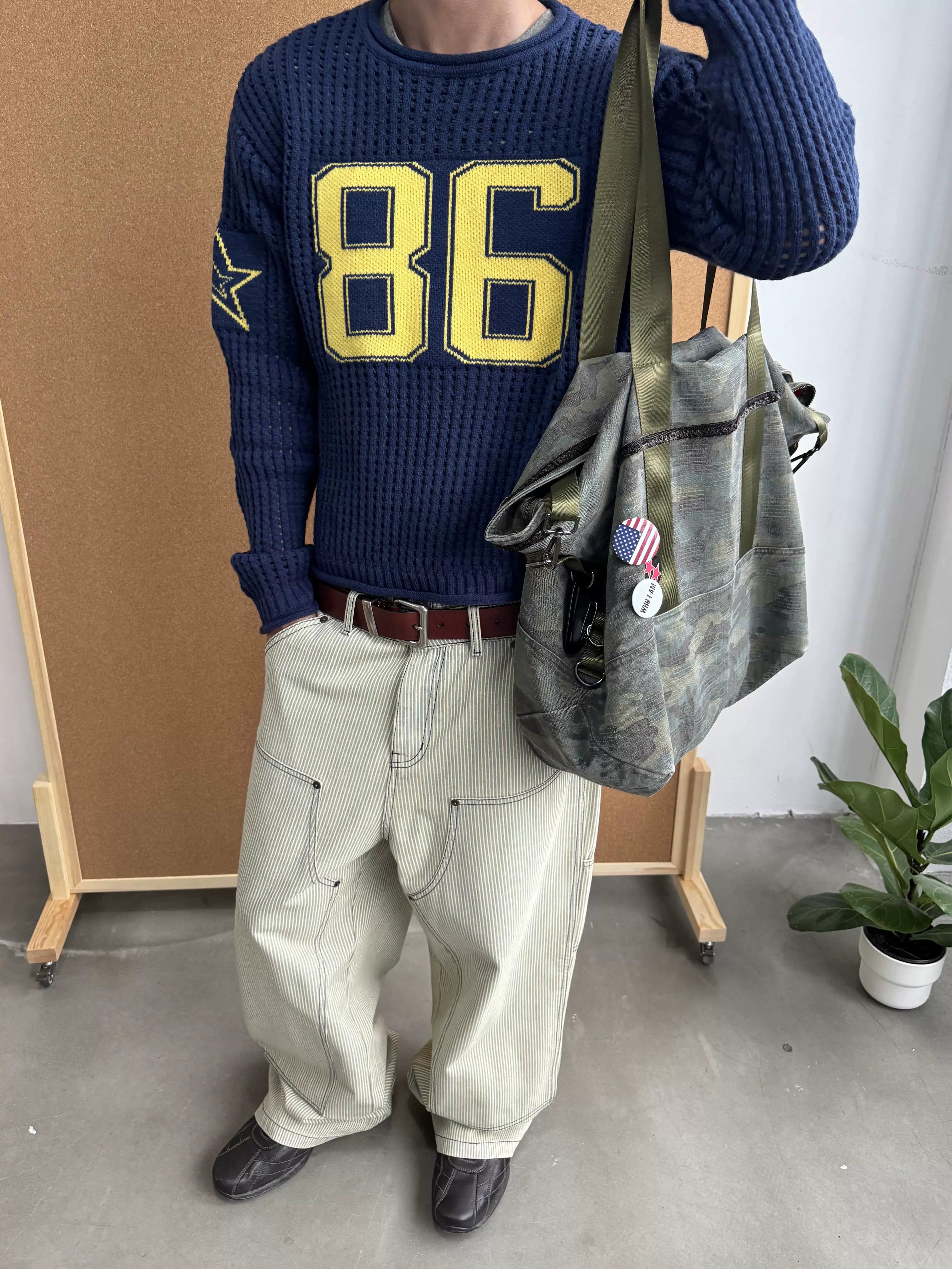 InsGale Washed Camouflage Rough Crossbody Tote Bag – OPTIONQAAF