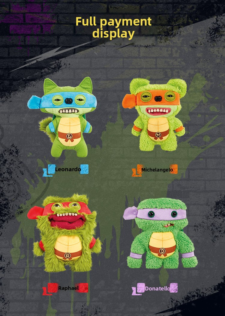 Fuggler Cute Tooth Monster Ninja Turtle Series Plush Doll – OPTIONQAAF