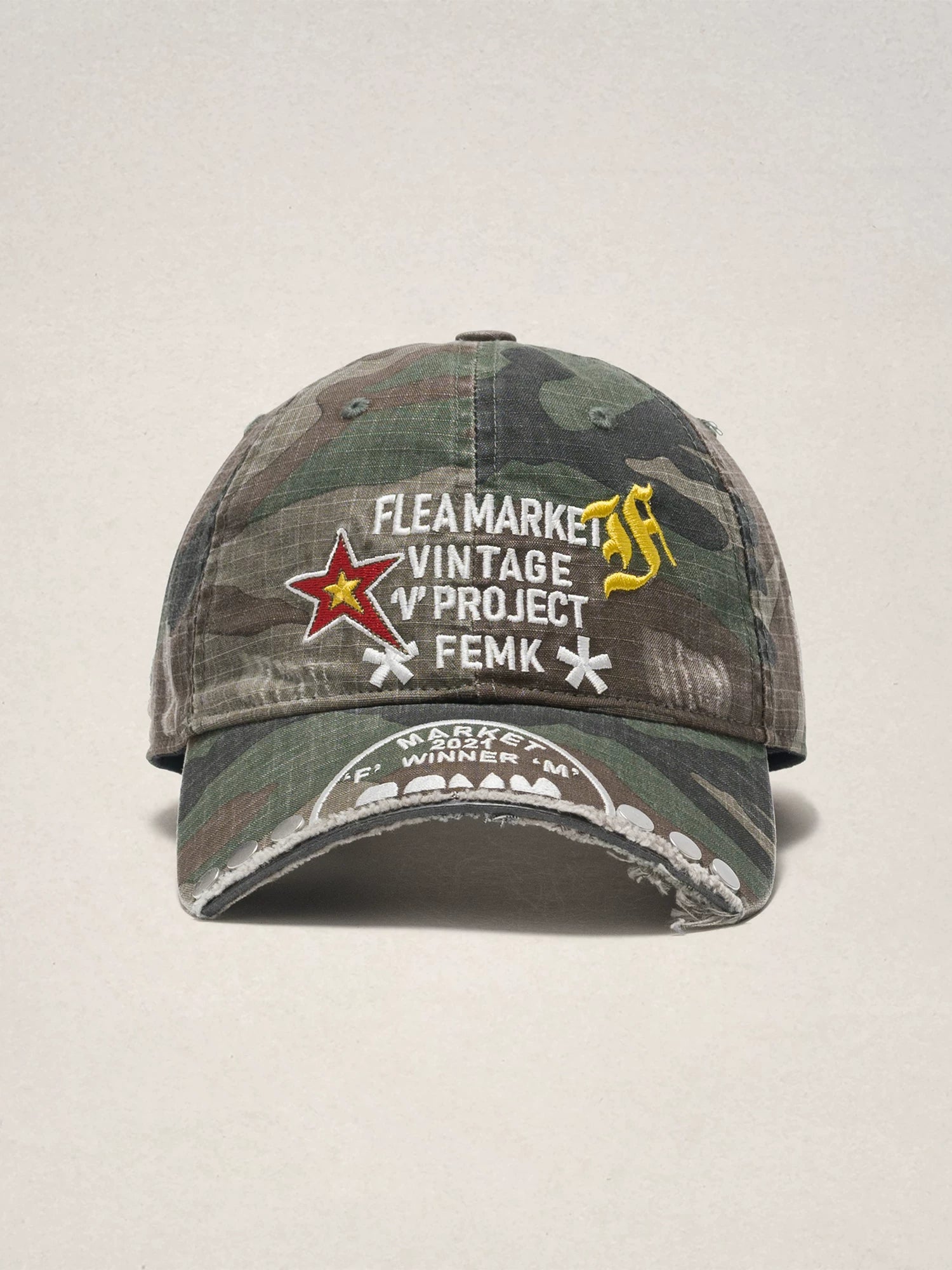 Fleamarket Rivet Old Burr Versatile Baseball Cap – OPTIONQAAF