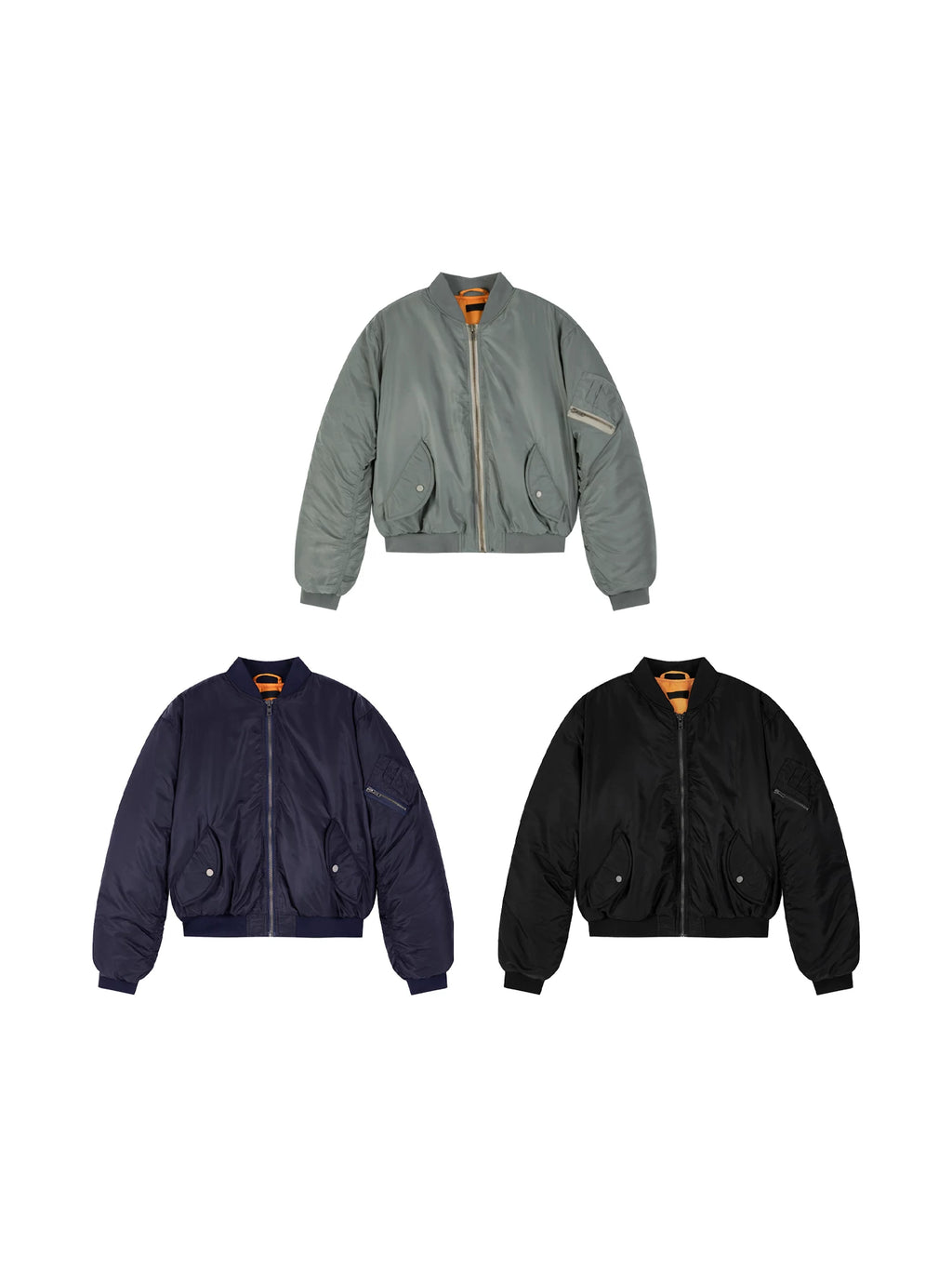 [PLUS NO LOGO] 25AW MA1 bomber jacket cotton, short and wide jacket ...